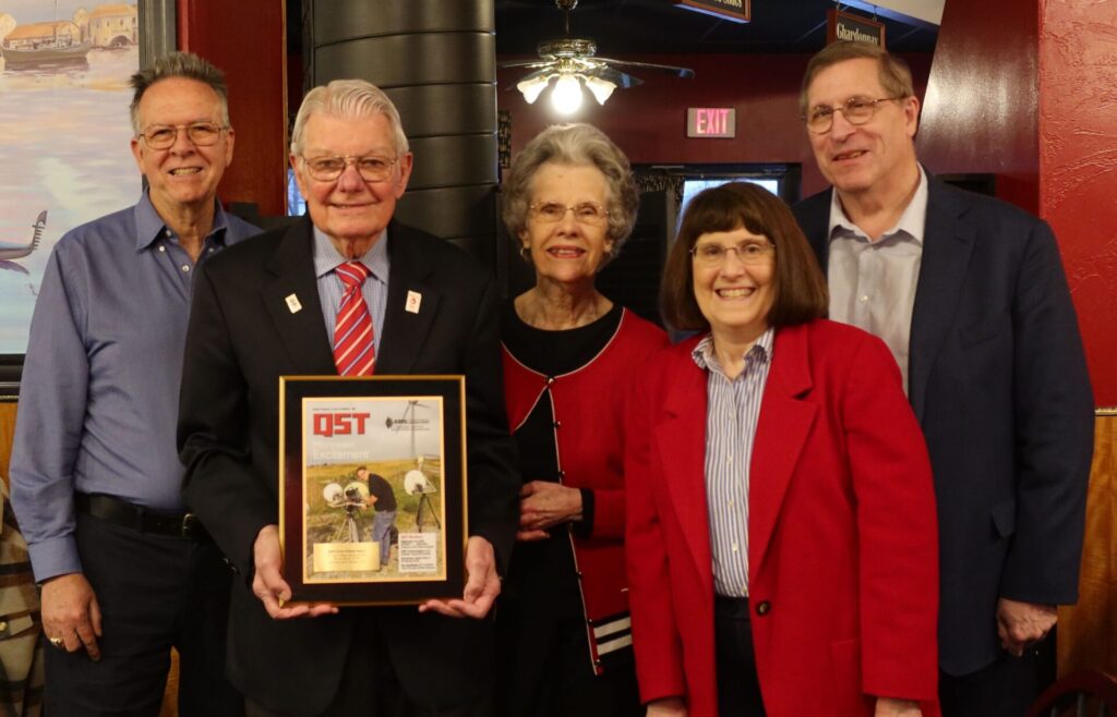Joe Reisert, W1JR, Honored for Receiving February 2022 QST Cover Award ...