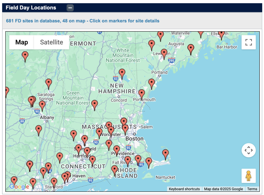 Is Your Club on the Map? – ARRL New England Division